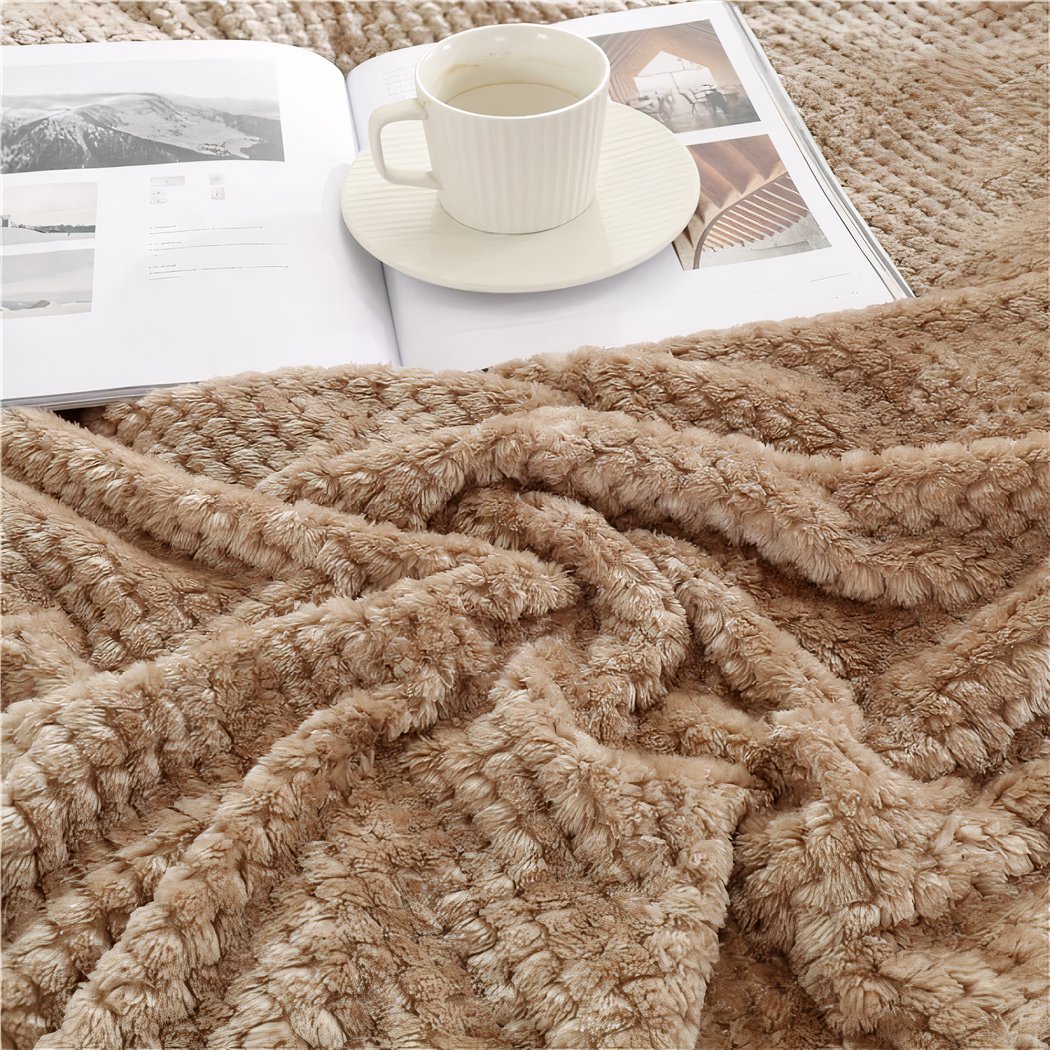 Couverture de lit en molleton doux et chaud • Mille et une couverture