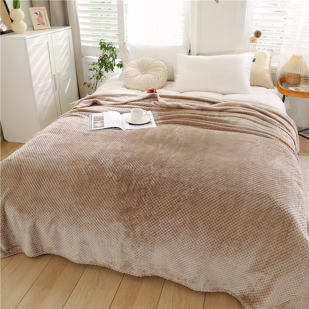 Couverture de lit en molleton doux et chaud • Mille et une couverture
