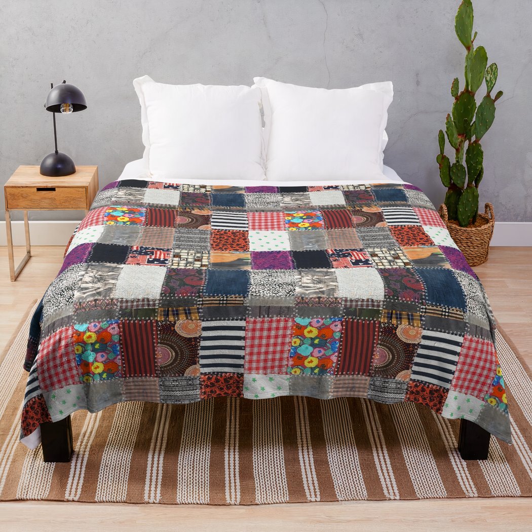 Couverture patchwork • Mille et une couverture