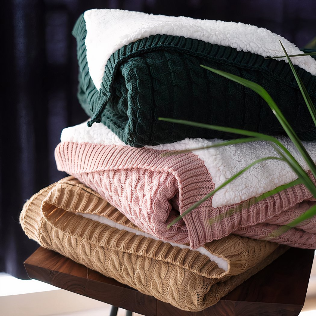 Couverture pondérée double couche en velours doux et portable • Mille ...