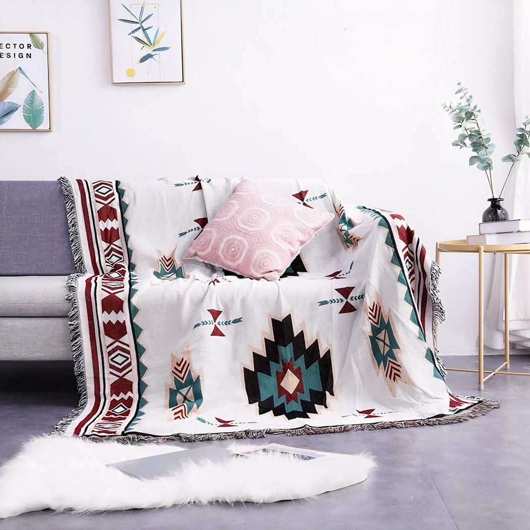 Couverture douce style Aztec • Mille et une couverture