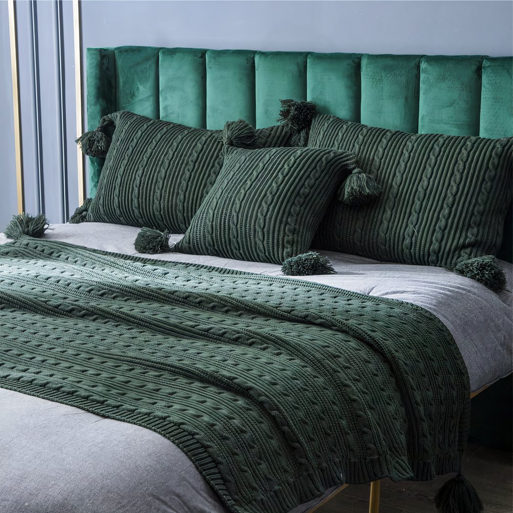 Couverture de lit style nordique douce et chaude • Mille et une couverture